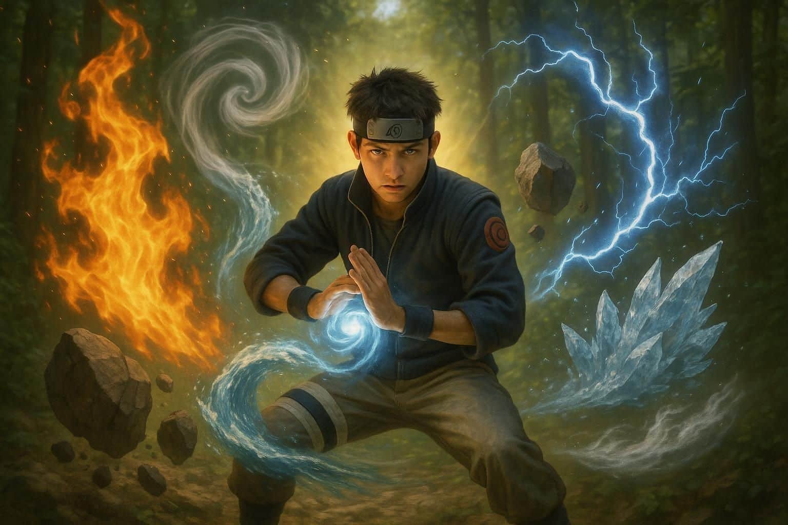 Éléments Naruto : 5 Natures de Chakra et Kekkei Genkai | Guide