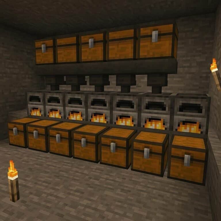 Haut Haut fourneau Minecraft : fabrication et utilisation
